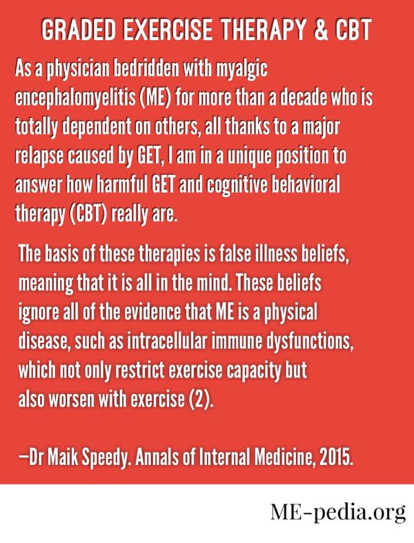 Graded exercise therapy - MEpedia